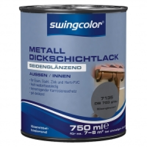 swingcolor Metalldickschichtlack RAL 7135 Aktion bei Bauhaus
